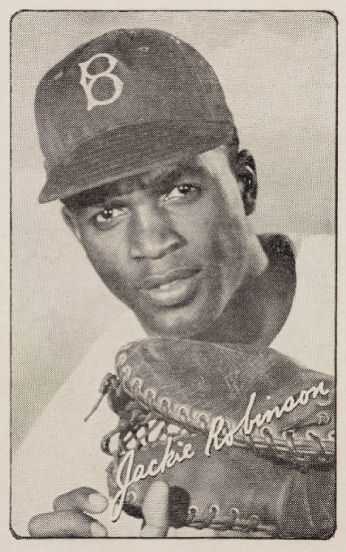 1947 JACKIE ROBINSON Print Vintage Baseball Poster Retro - Etsy