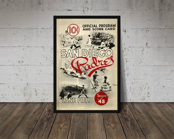 Padres Retro Logo Vintage