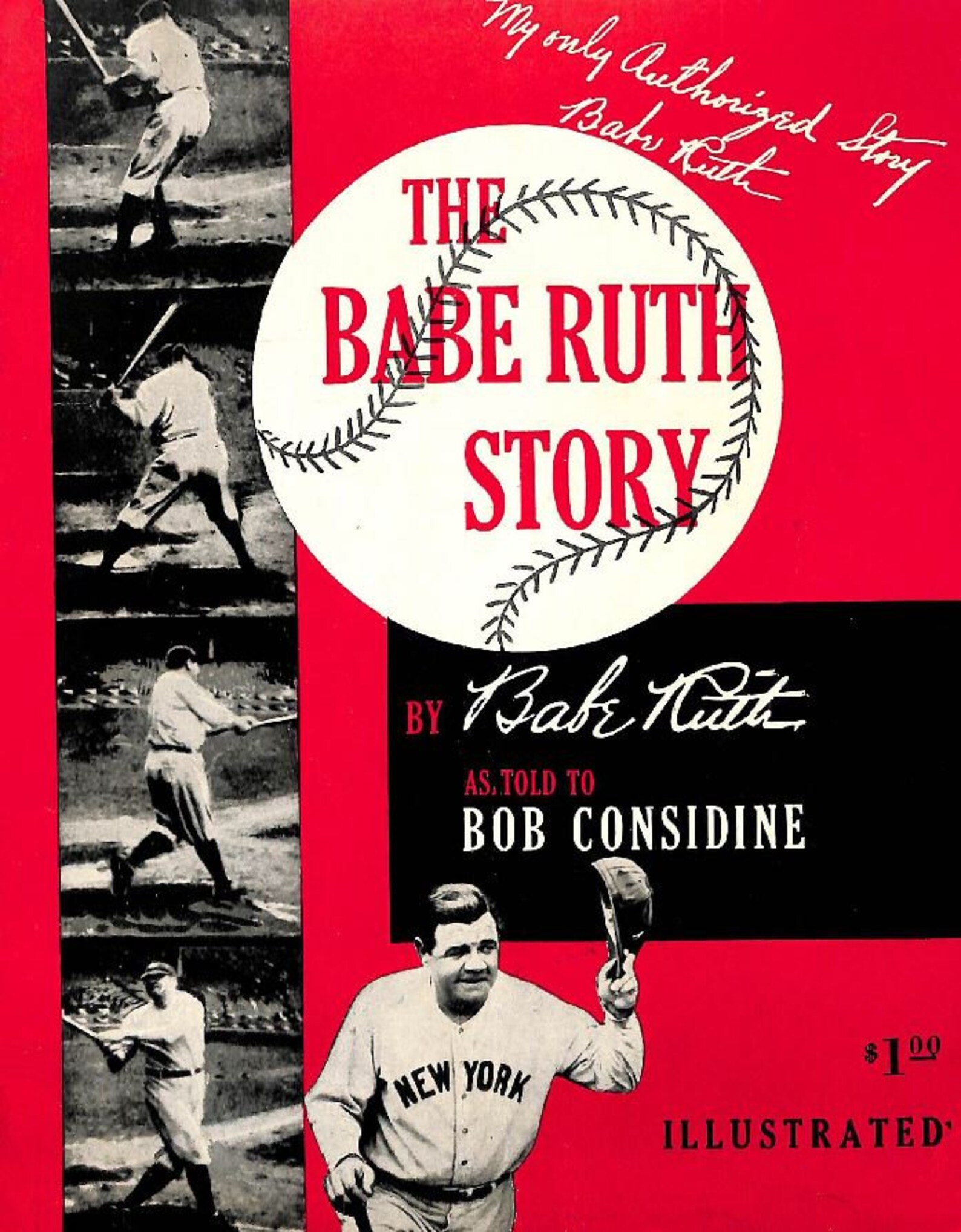 BABE RUTH print Vintage Baseball Poster Retro Baseball | Etsy