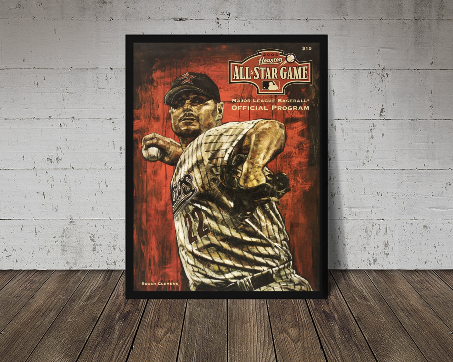 2004 ALL-STAR GAME Print Vintage Baseball Poster. Retro - Etsy