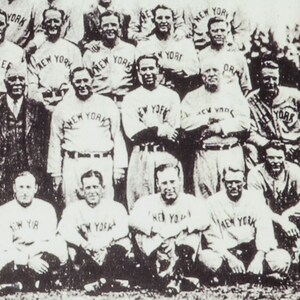 1932 NEW YORK YANKEES Print Vintage Baseball Poster, Retro Baseball ...