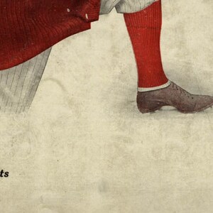 1919 CINCINNATI REDS Print Vintage Baseball Poster. Retro Baseball ...