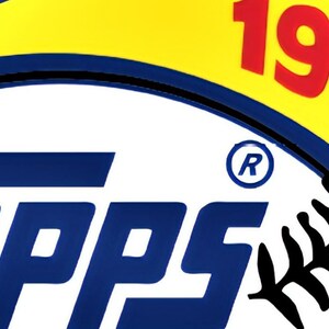 1986 TOPPS BASEBALL CARDS Print Vintage Baseball Poster, Retro Baseball ...