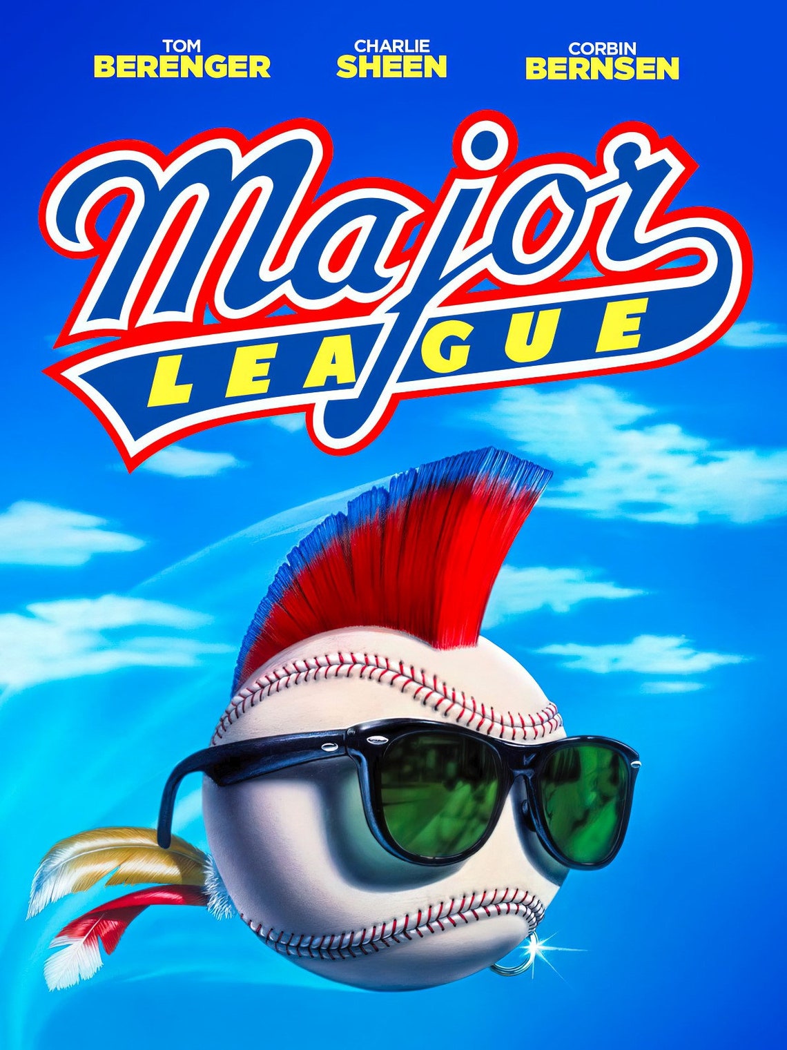 MAJOR LEAGUE MOVIE Poster Vintage Baseball Poster Retro - Etsy