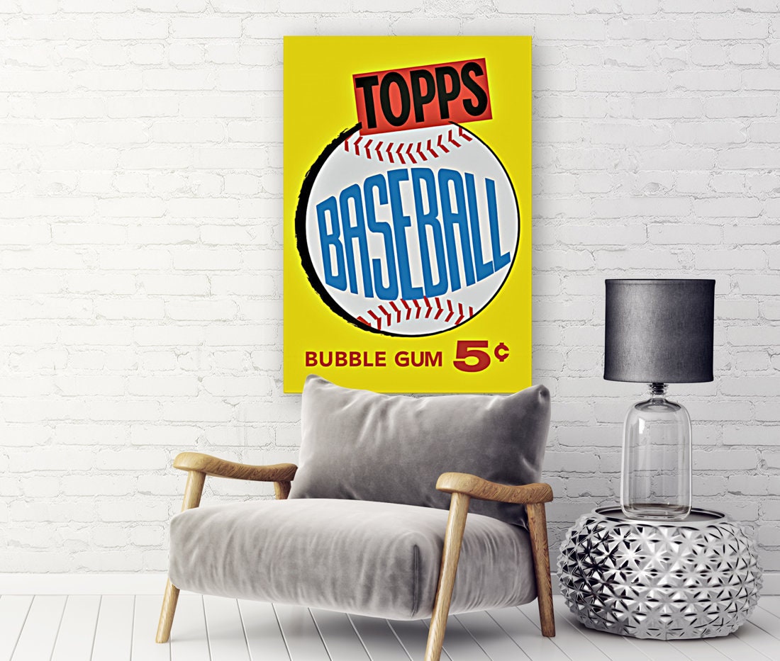 1960 TOPPS BASEBALL CARDS Print Vintage Baseball Poster - Etsy