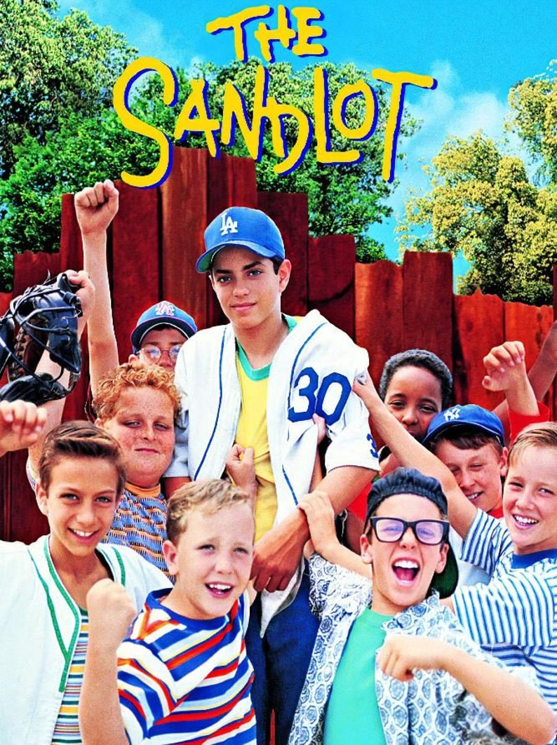 THE SANDLOT Movie Poster Vintage Baseball Poster Retro - Etsy