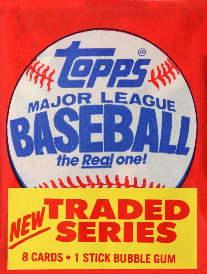 1985 TOPPS BASEBALL CARDS Print Vintage Baseball Poster | Etsy