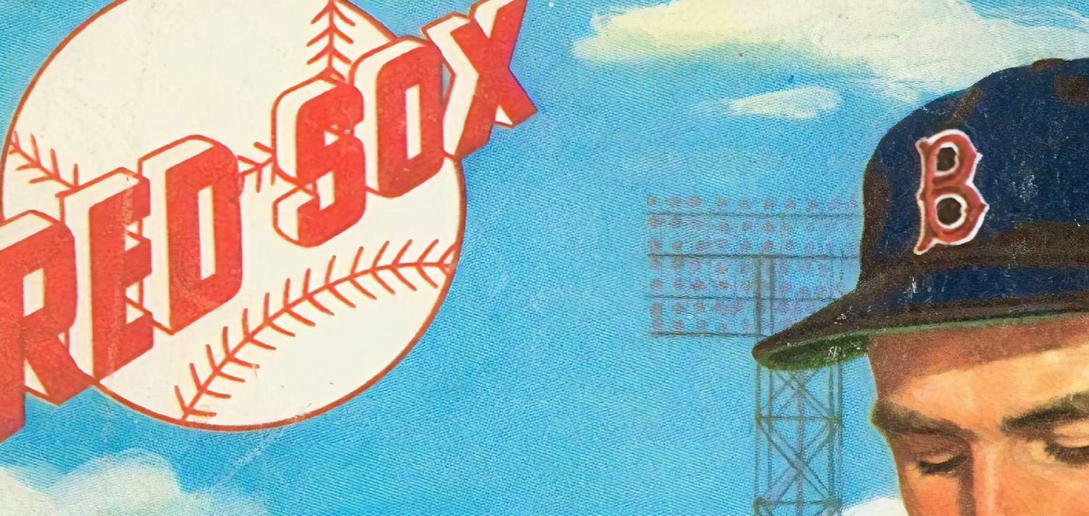 1958 BOSTON RED SOX Print Vintage Baseball Poster. Retro - Etsy