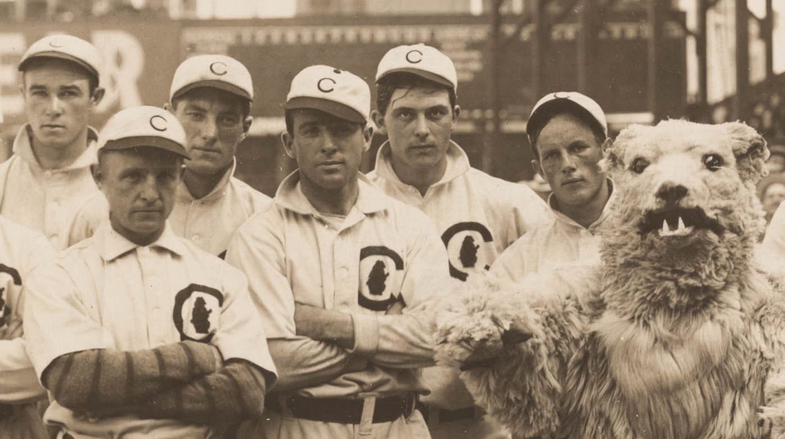 1908 CHICAGO CUBS Print Vintage Baseball Poster Retro - Etsy