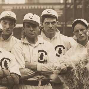 1908 CHICAGO CUBS Print Vintage Baseball Poster, Retro Baseball Poster ...