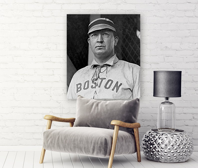 CY YOUNG Boston Red Sox Print Vintage Baseball Poster Retro - Etsy