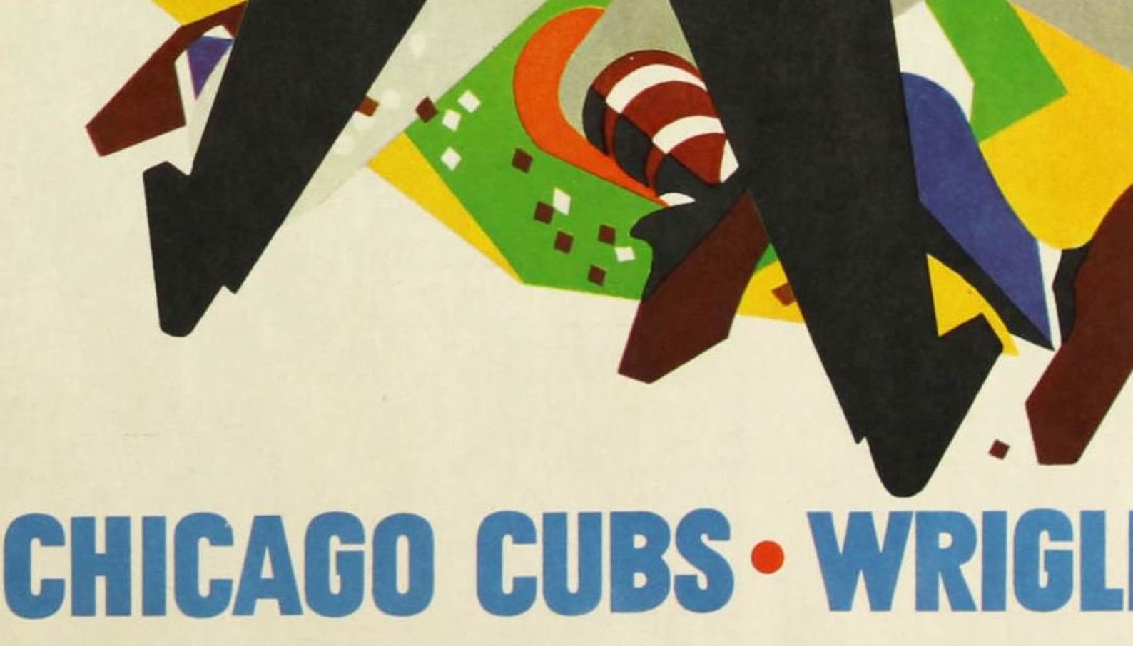 1965 CHICAGO CUBS Print Vintage Baseball Poster. Retro - Etsy