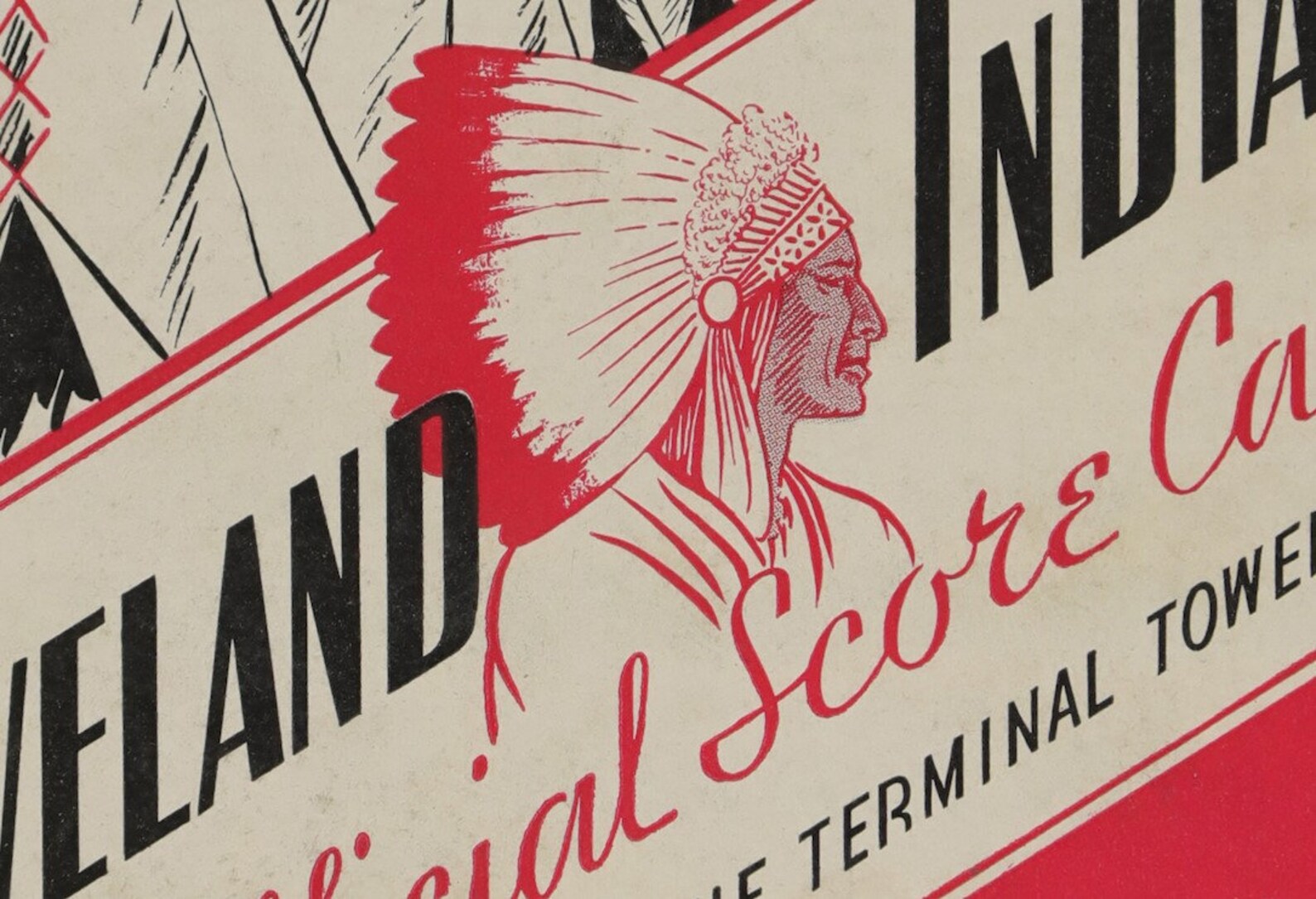 1941 CLEVELAND INDIANS Print Vintage Baseball Poster Retro - Etsy