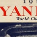 1959 NEW YORK YANKEES Print Vintage Baseball Poster, Retro Baseball ...