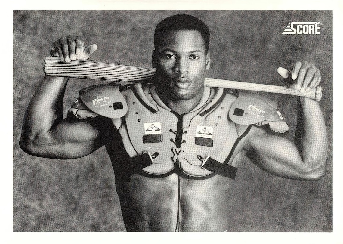 1990 BO JACKSON Score 697 Baseball Card Print Kansas City | Etsy