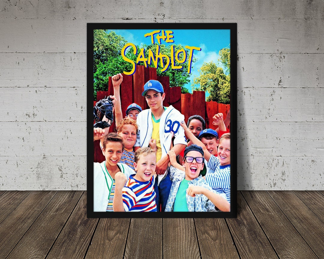 THE SANDLOT Movie Poster Vintage Baseball Poster, Retro Baseball Poster ...