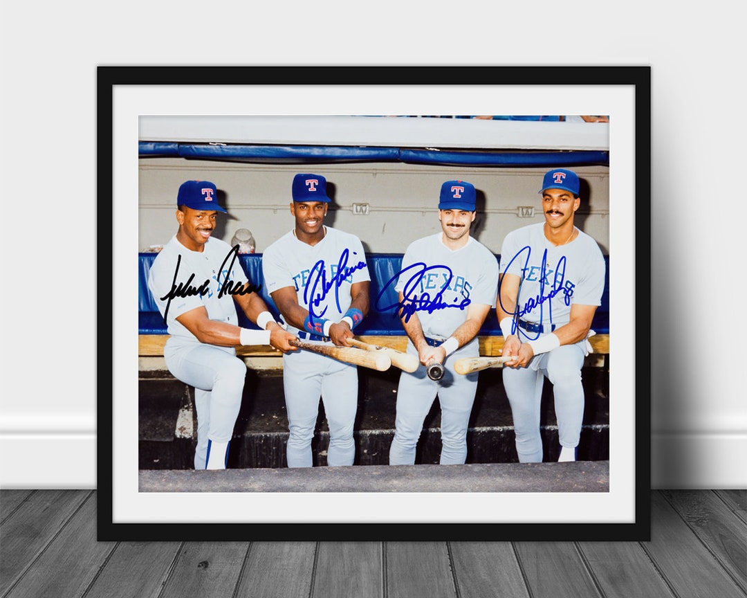 1990 TEXAS RANGERS Print Franco Palmeiro Sierra and - Etsy 1990 TEXAS RANGERS Print Franco Palmeiro Sierra and - Etsy