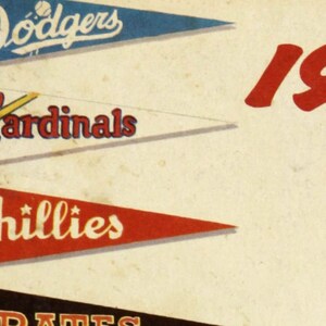 1955 ALL-STAR GAME Print Vintage Baseball Poster. Retro Baseball Poster ...