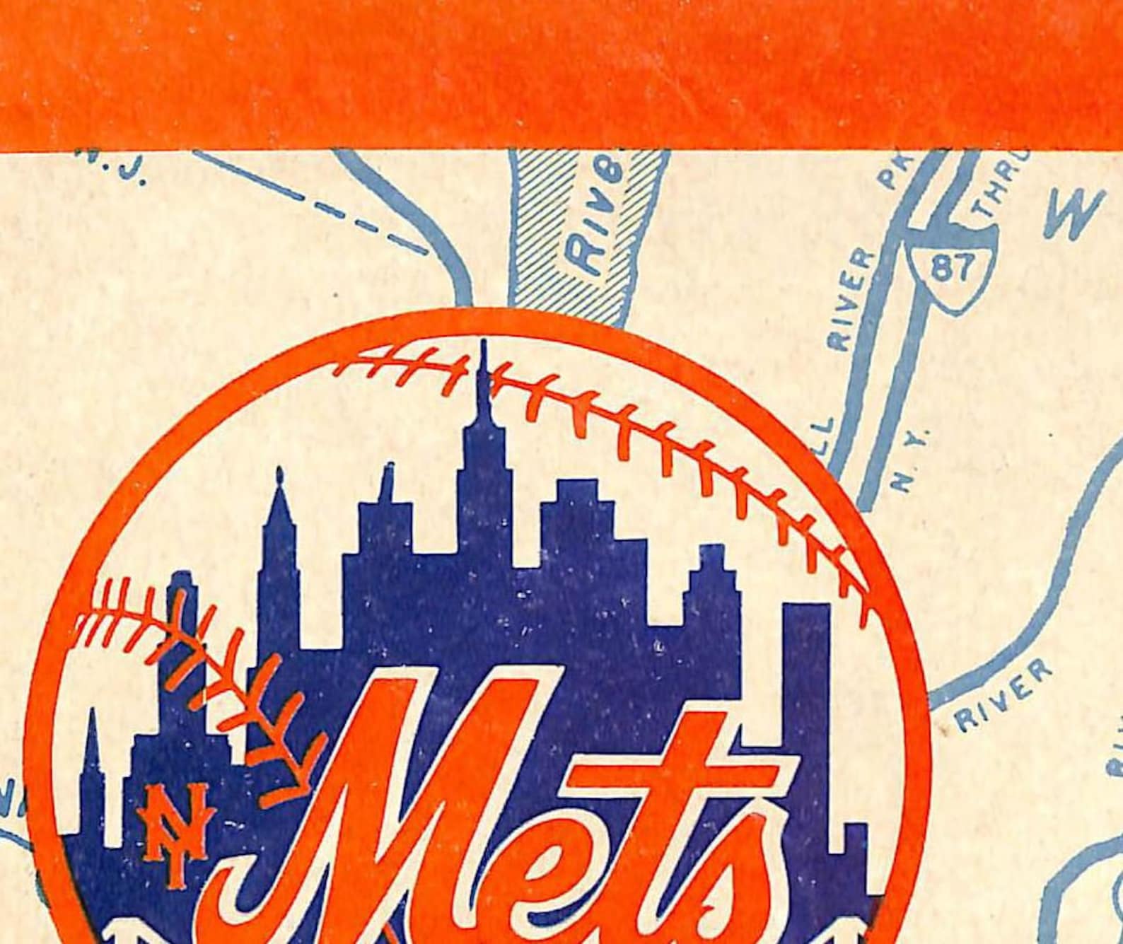 1967 NEW YORK METS Print Vintage Baseball Poster Retro - Etsy