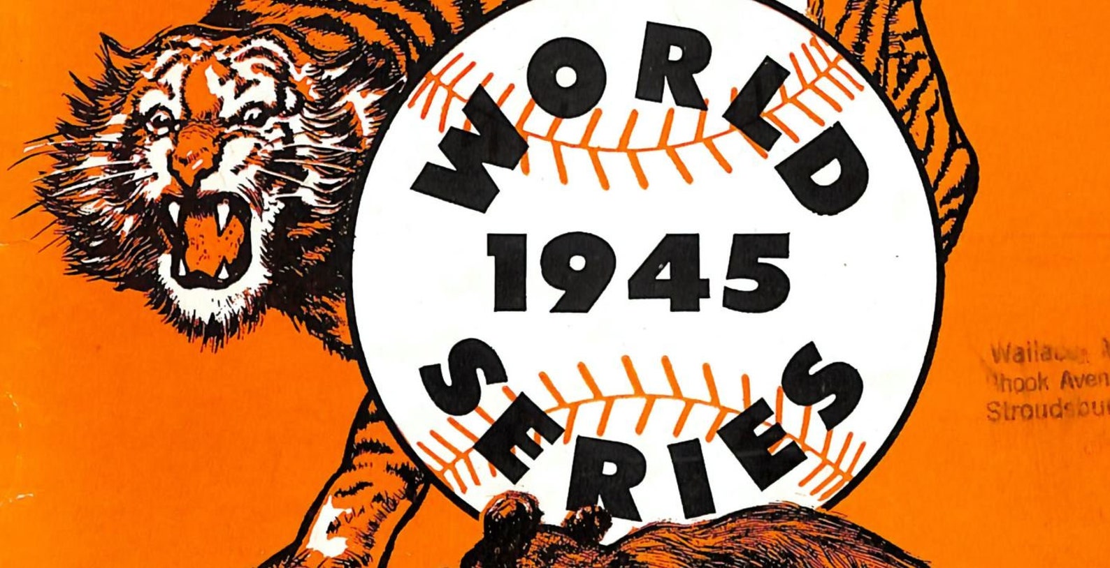 1945 DETROIT TIGERS Print Vintage Baseball Poster Retro - Etsy