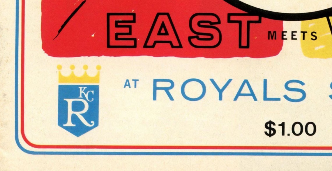 1976 KANSAS CITY ROYALS Print Vintage Baseball Poster Retro - Etsy
