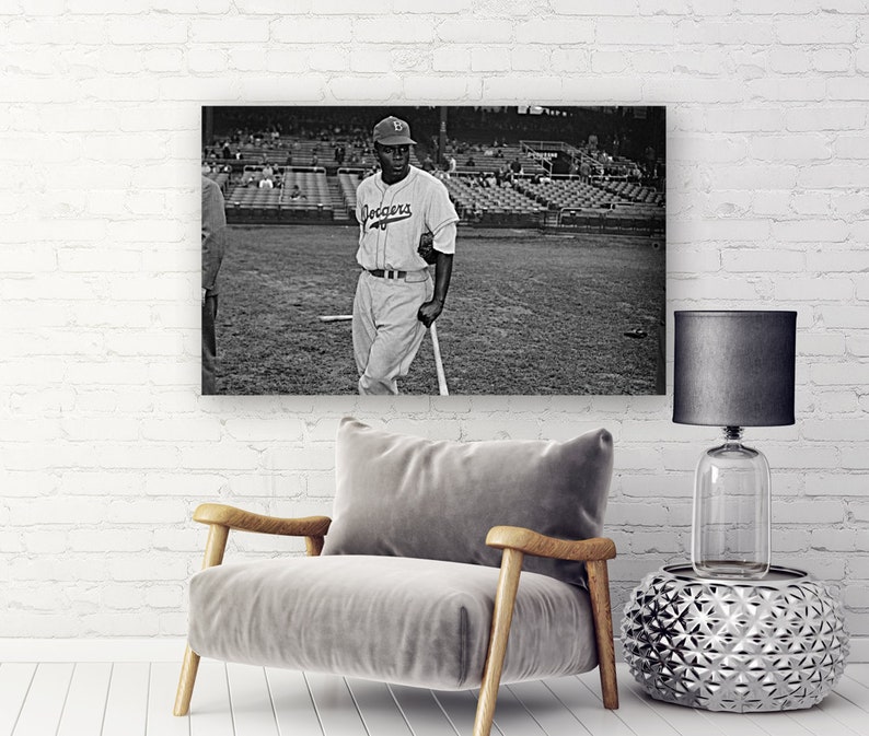 JACKIE ROBINSON Print Vintage Baseball Poster. Retro - Etsy