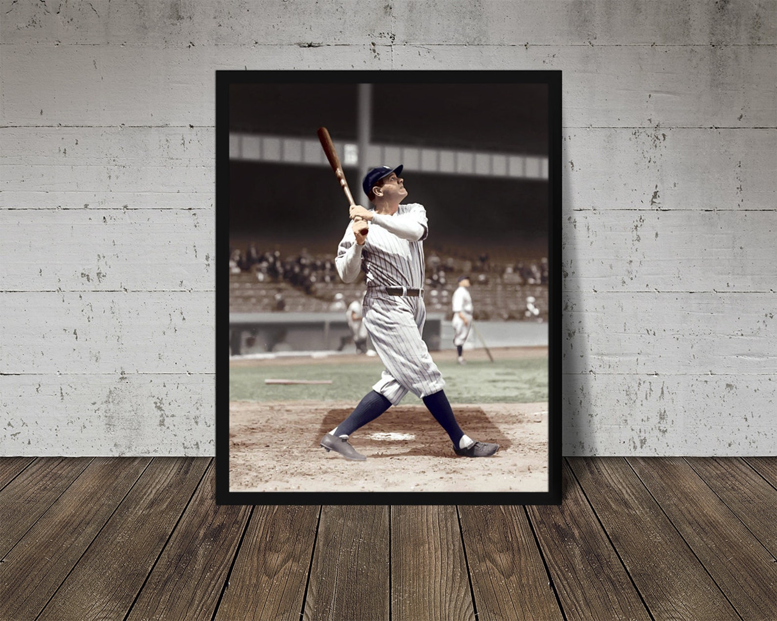 BABE RUTH Print Vintage Baseball Poster Retro Baseball - Etsy