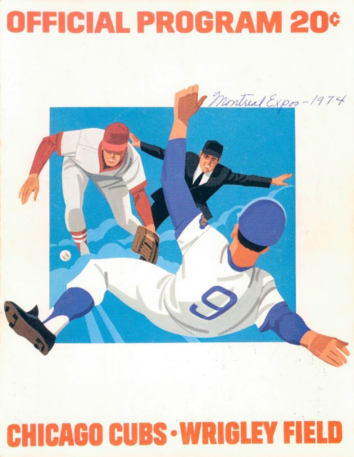 1974 CHICAGO CUBS Print Vintage Baseball Poster Retro - Etsy