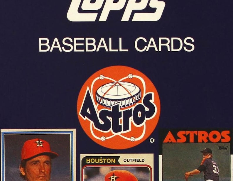 HOUSTON ASTROS Print Vintage Baseball Poster Retro Baseball | Etsy