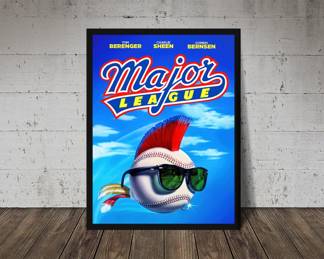 MAJOR LEAGUE MOVIE Poster Vintage Baseball Poster, Retro Baseball ...