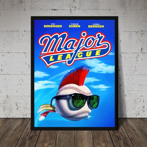 MAJOR LEAGUE MOVIE Poster Vintage Baseball Poster Retro - Etsy