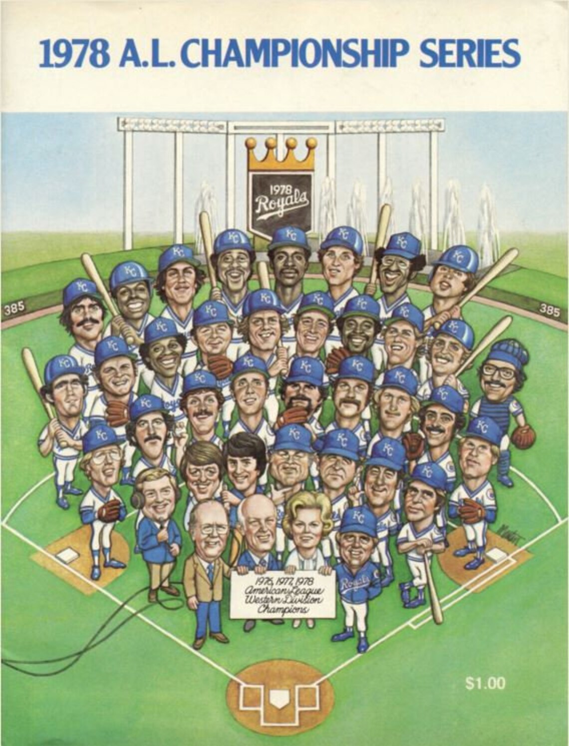 1978 KANSAS CITY ROYALS print Vintage Baseball Poster Retro | Etsy