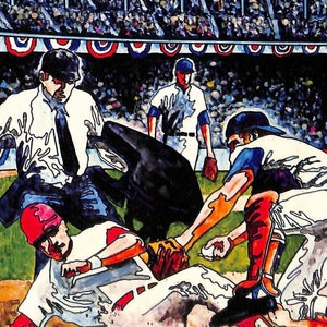 1971 NEW YORK YANKEES Print Vintage Baseball Poster, Retro Baseball ...