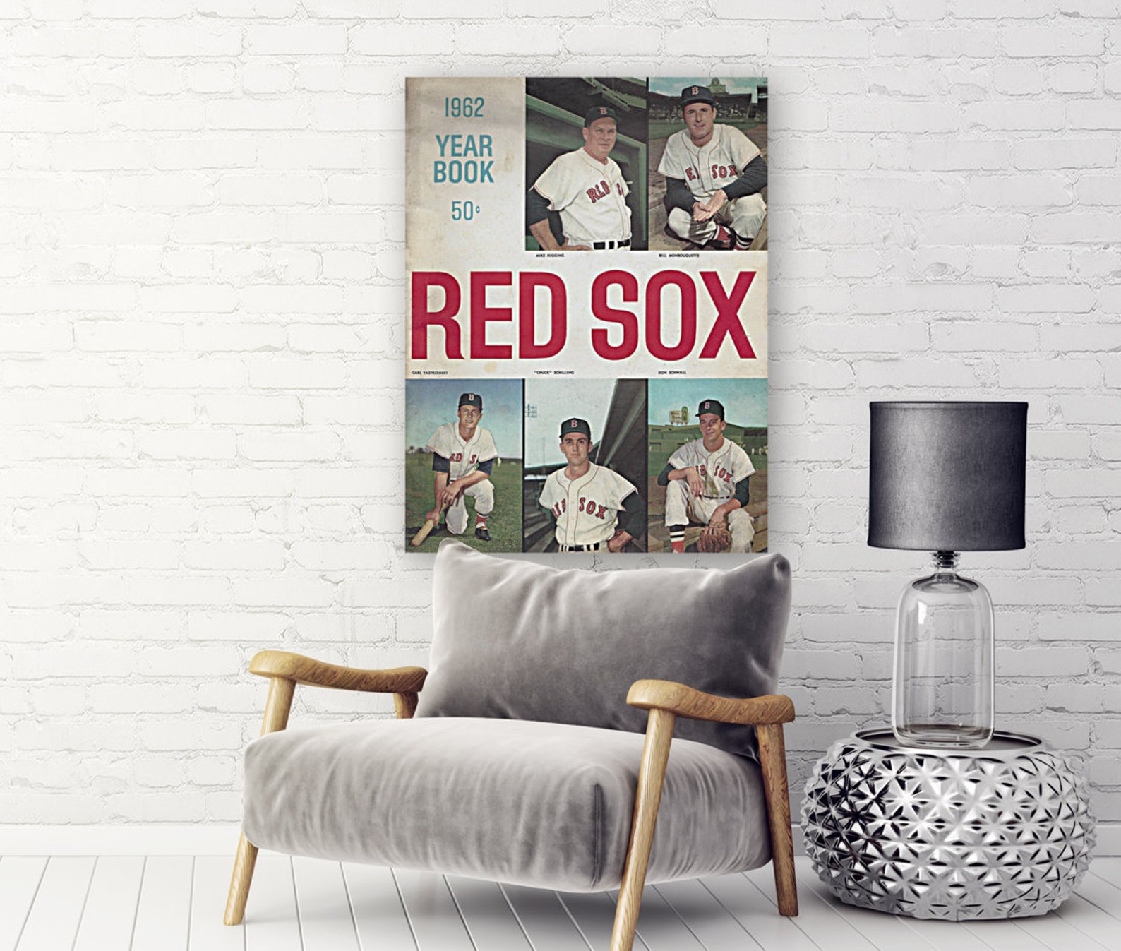 1962 BOSTON RED SOX Print Vintage Baseball Poster Retro - Etsy