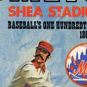 1969 NEW YORK METS Print Vintage Baseball Poster, Retro Baseball Poster ...