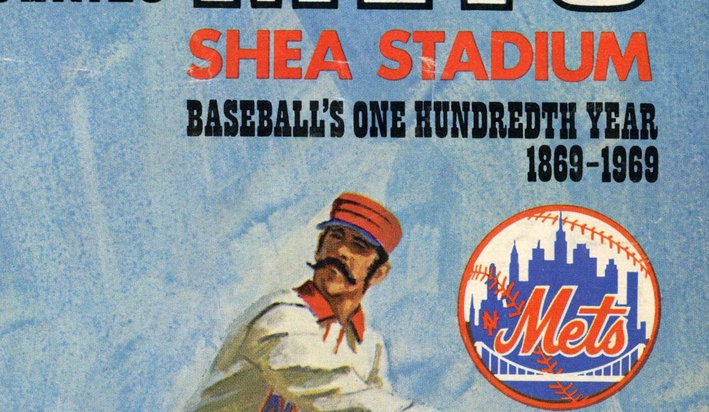 1969 NEW YORK METS print Vintage Baseball Poster Retro | Etsy