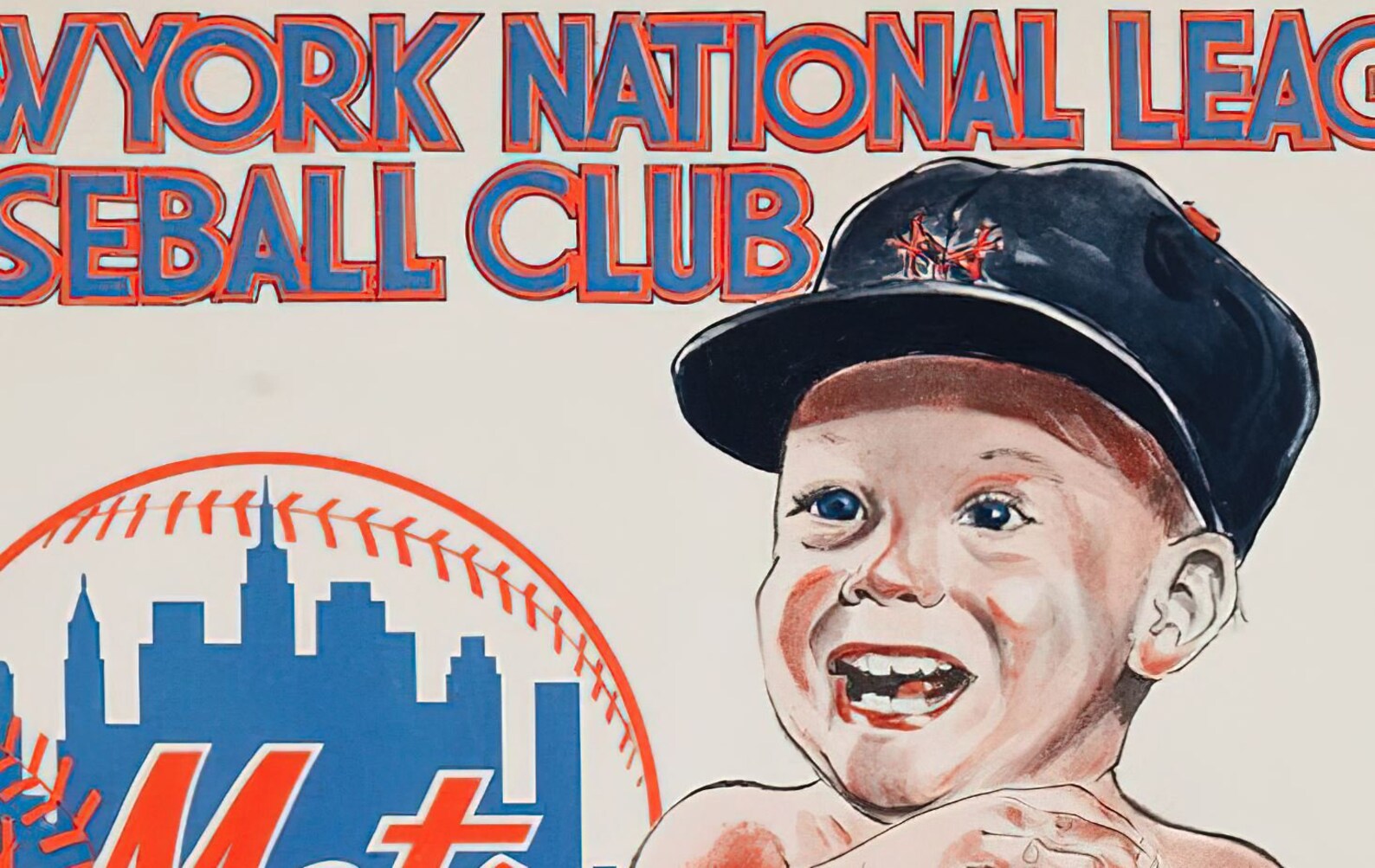 1962 NEW YORK METS Print Vintage Baseball Poster Retro - Etsy