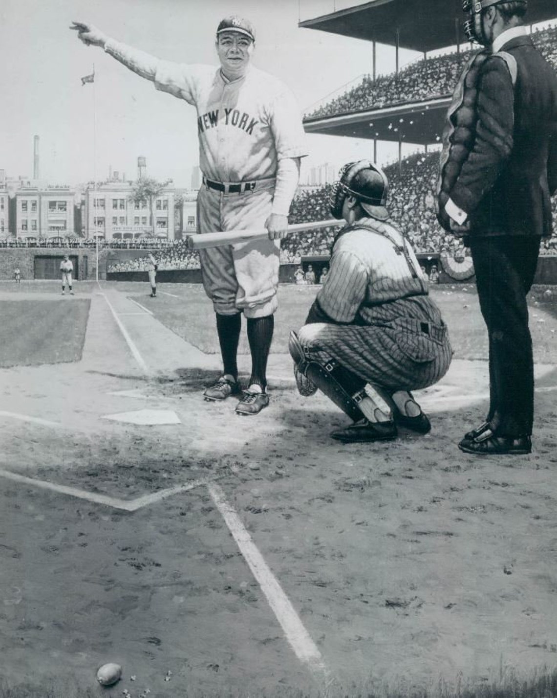 BABE RUTH Print Vintage Baseball Poster Retro Baseball - Etsy