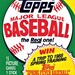 1987 Topps Baseball Cards Print Vintage Baseball Poster, Retro Baseball