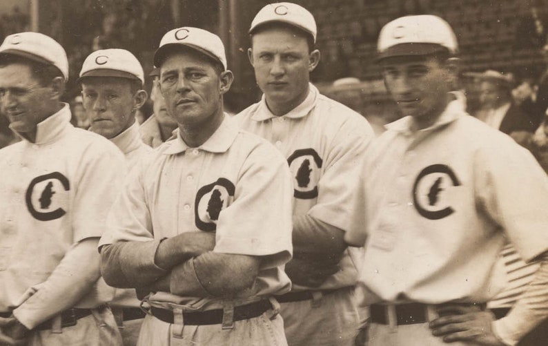 1908 CHICAGO CUBS Print Vintage Baseball Poster Retro | Etsy