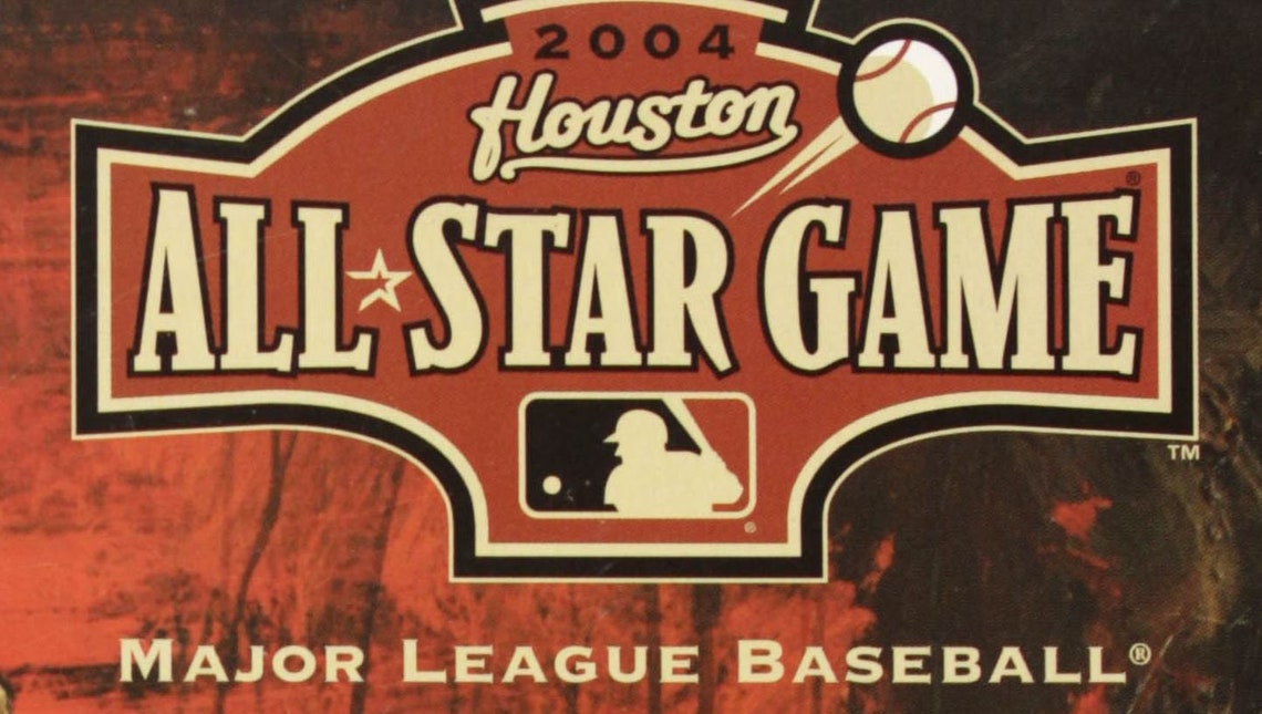 2004 ALL-STAR GAME Print Vintage Baseball Poster. Retro - Etsy
