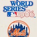 WRAPPED CANVAS 1986 New York METS Print / Game Ticket Vintage Baseball ...