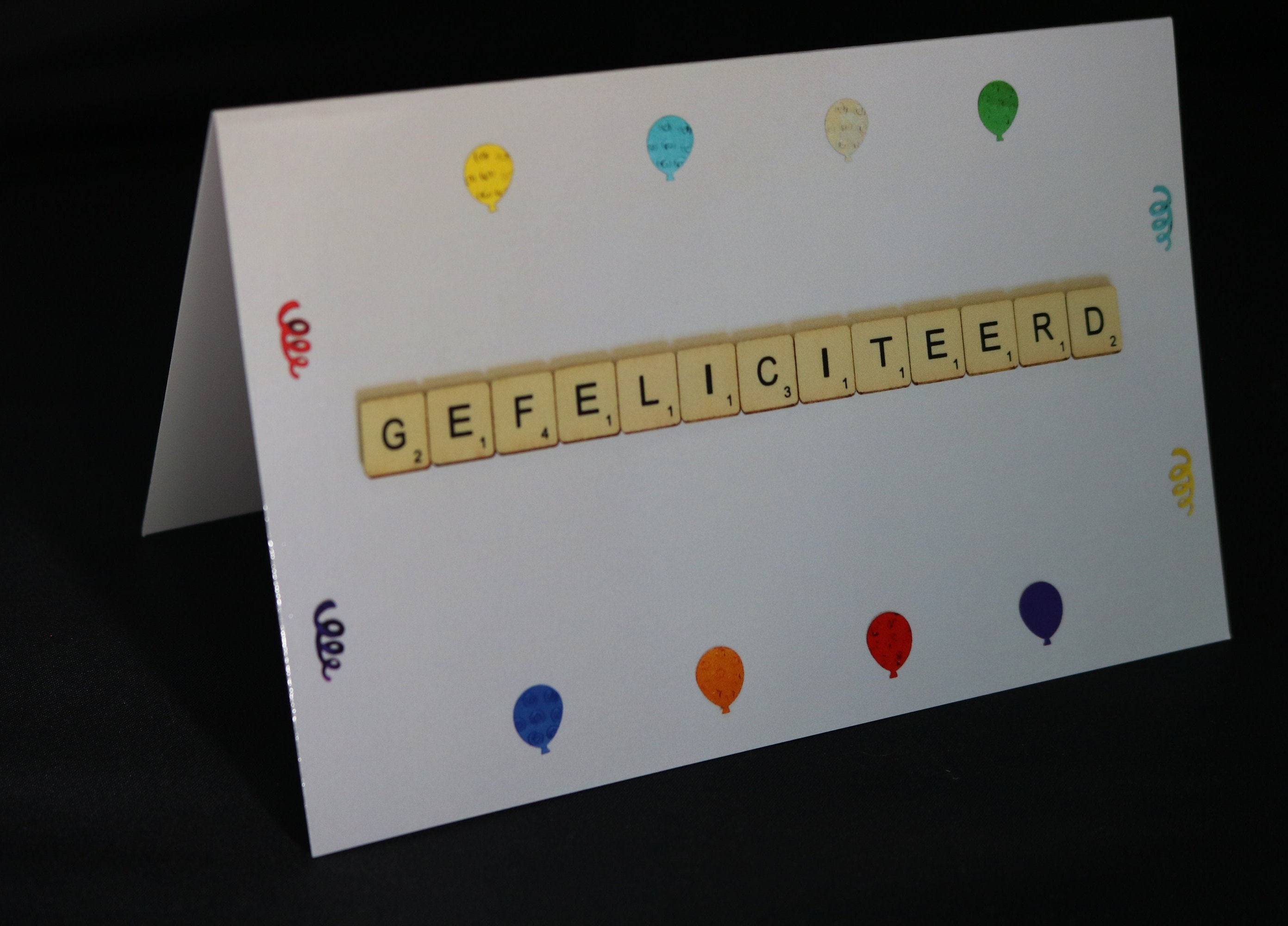 Dutch Birthday Card Gefeliciteerd Congratulations Card - Etsy