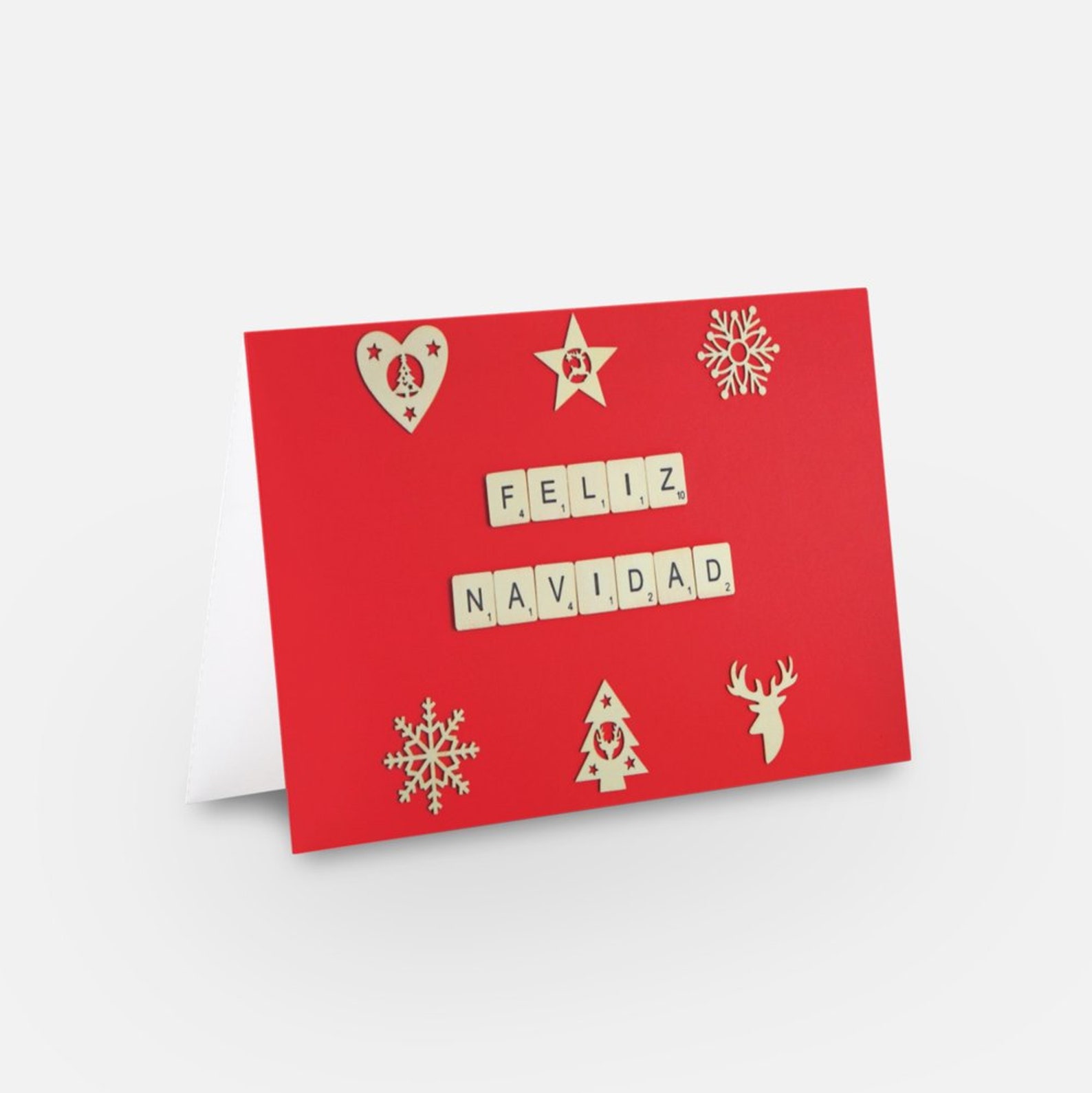 Feliz Navidad Card, Merry Christmas Card, Spanish Language Christmas ...