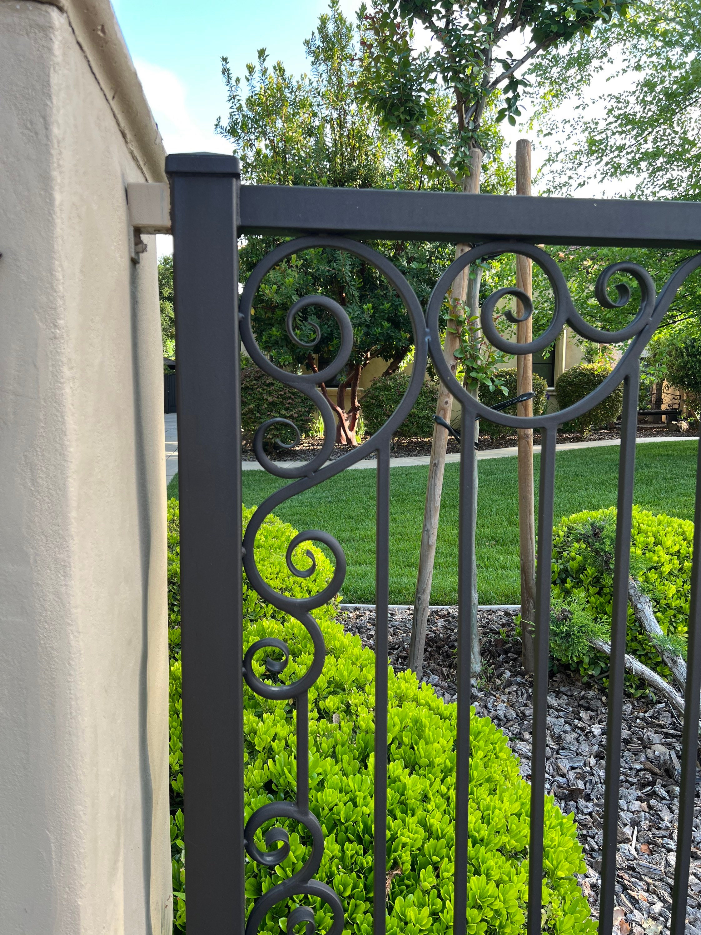 Ornament Steel Wrought Iron Fence Panels - Etsy