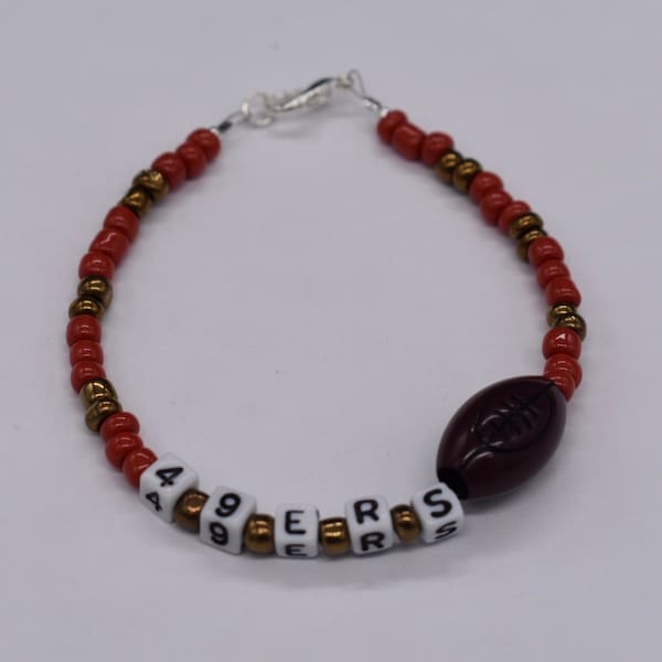 Football 49ers Bracelets - Etsy
