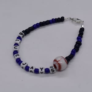 Toronto Blue Jays, Baseball Bracelet, Blue Jays, Sports Bracelet, Team ...