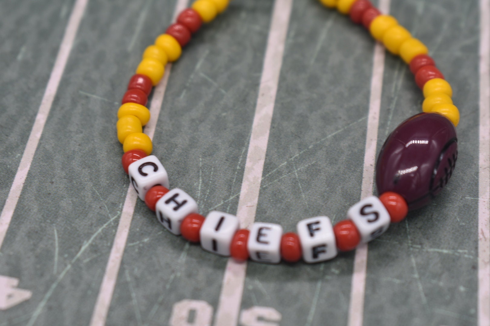 Kansas City Chiefs Bracelet Chiefs Sports Bracelet Team | Etsy