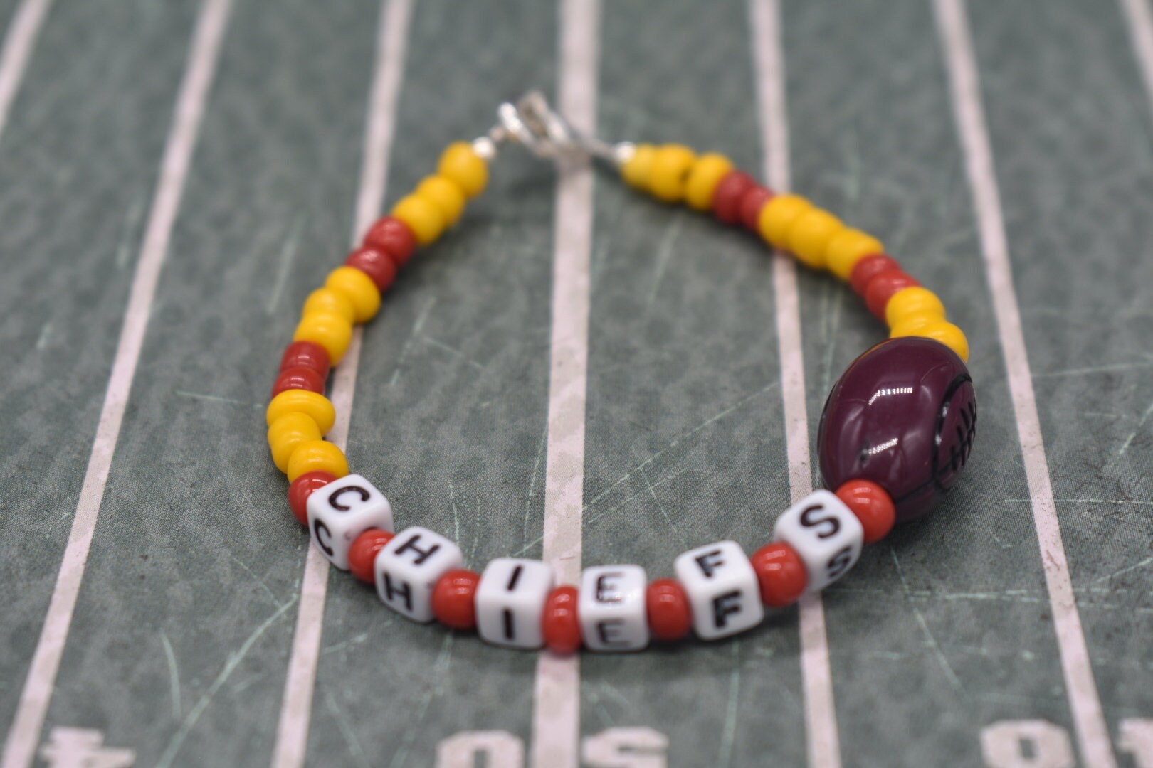 Kansas City Chiefs Bracelet Chiefs Sports Bracelet Team | Etsy