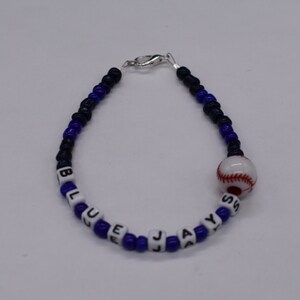 Toronto Blue Jays, Baseball Bracelet, Blue Jays, Sports Bracelet, Team ...